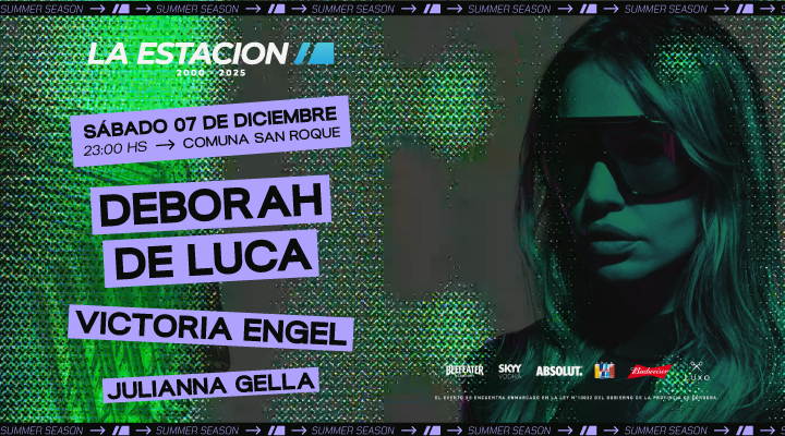 DEBORAH DE LUCA en La Estacion! | ¡Conseguí tus entradas en ticketPass!